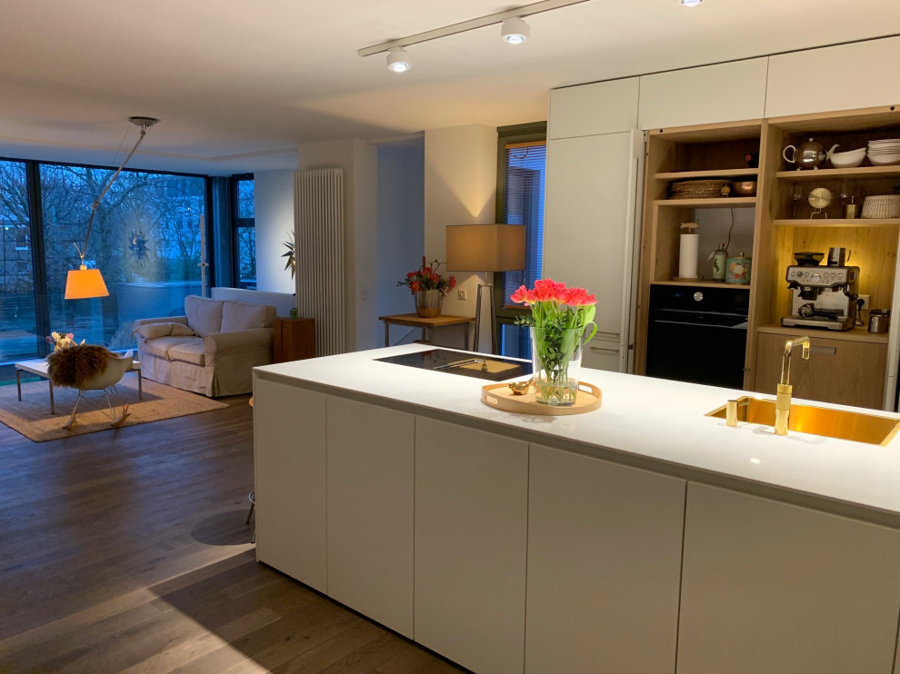 Küche U. in Münster - Modern - Kitchen - Other - by kitchen art by ...