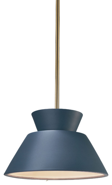 Trapezoid 1-Light Pendant - Midcentury - Pendant Lighting - by Justice ...