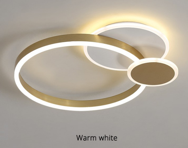 Luxury Round Acrylic LED Ceiling Light for Living Room, Kitchen, L21 ...