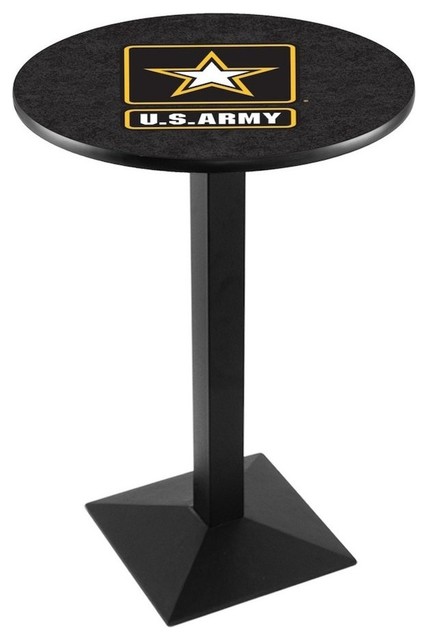 U.S. Army Pub Table, 36"x42" - Contemporary - Indoor Pub And Bistro ...