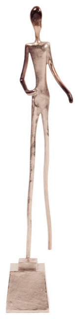 Howard Elliott Elongated Figure Aluminum Sculpture - Contemporary ...