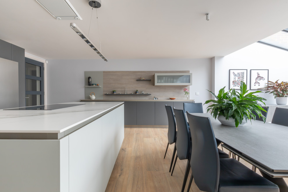 The Brighton House - RAL 7038 - Contemporary - Kitchen - Sussex - by ...