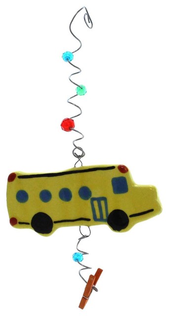 Child Related School Bus Message Board Ceramic Driver Bu1 ...