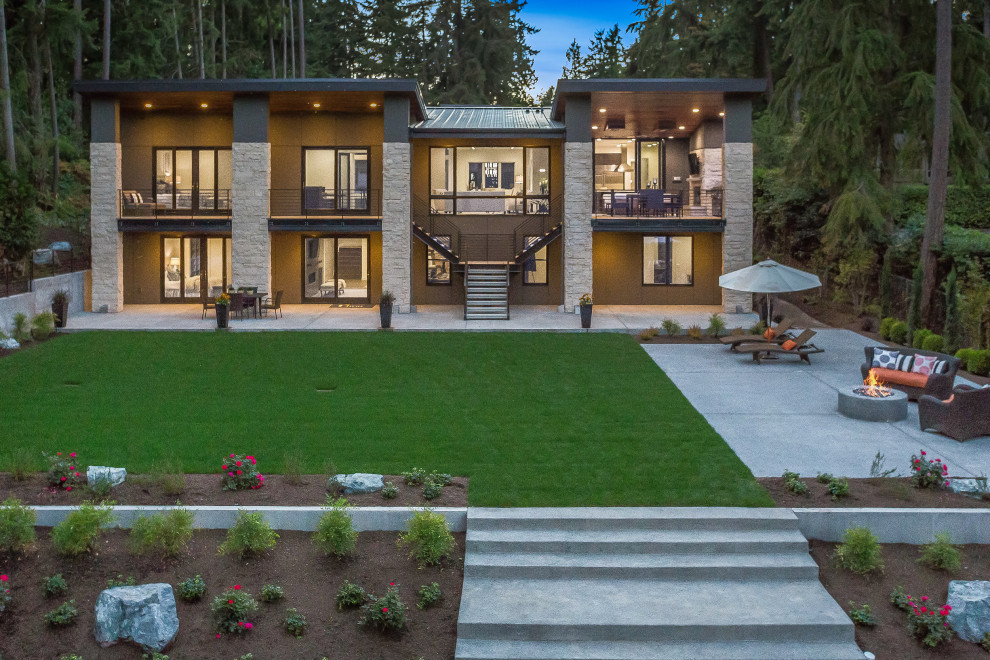 Modern Home Collection - Model 7761 - Modern - House Exterior - Seattle ...