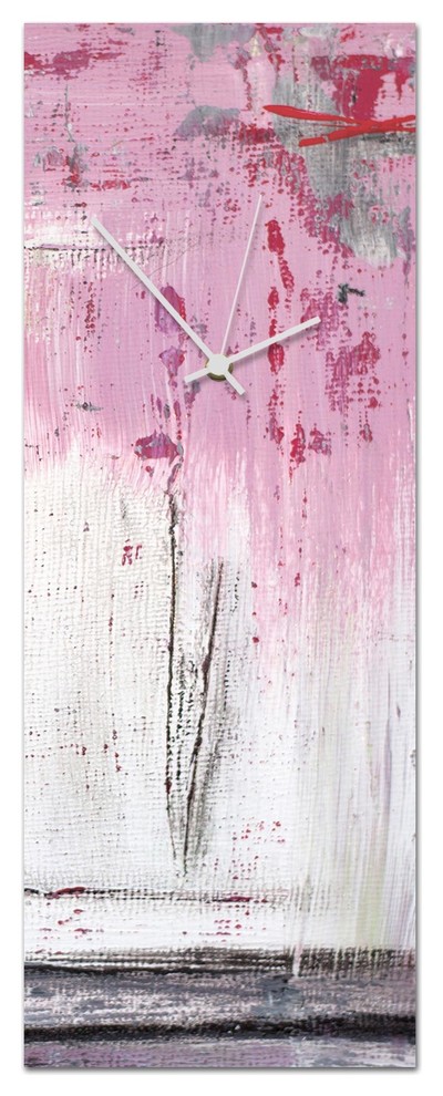 Modern Wall Clock 'Urban Warmth v1 Clock Large' Artistic Colorful ...