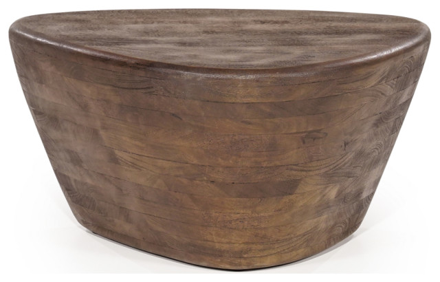 Wooden Free-Form Coffee Table S, Eleonora Mila - Rustic - Coffee Tables ...