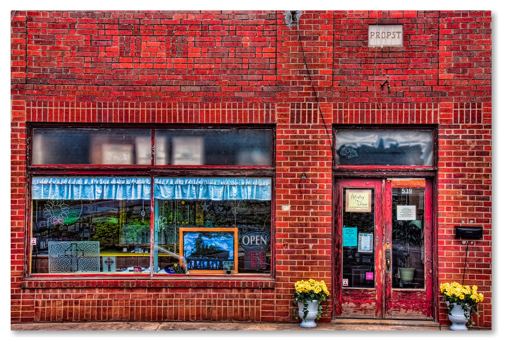 Bob Rouse 'Storefront' Canvas Art, 16"x24" - Contemporary - Prints And ...