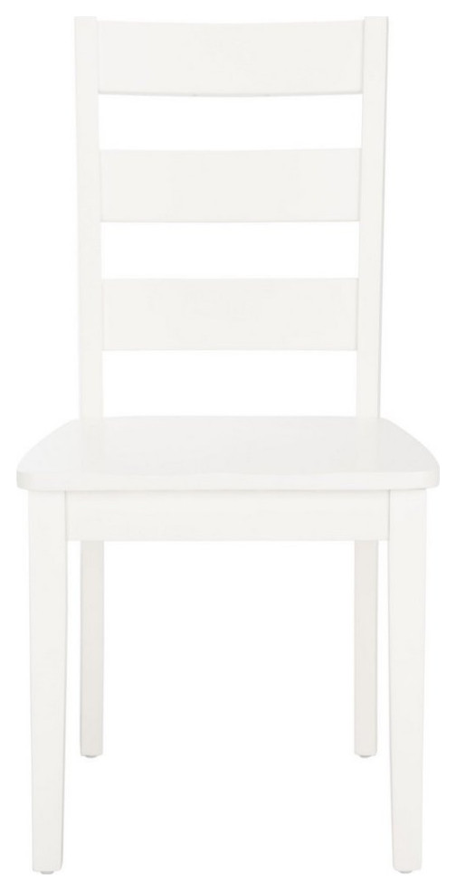 Bradford Ladder Back Dining Chair set of 2 White - Transitional ...