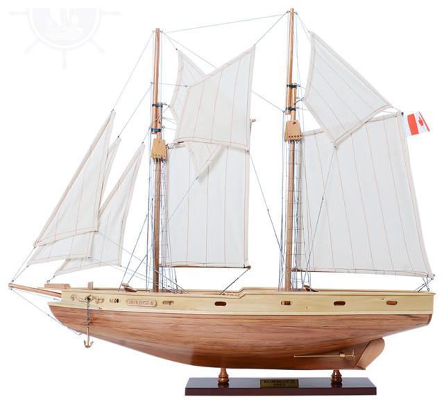 Bluenose Ii Fully Assembled Wooden model sailing boat - Beach Style ...