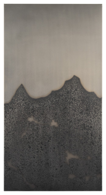 Raum Painted Monochrome With Acid Wash Metal Wall Art - Contemporary ...