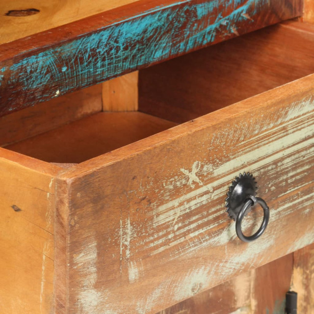 vidaXL Highboard Floor Storage Cabinet Accent Cabinet Solid Reclaimed ...