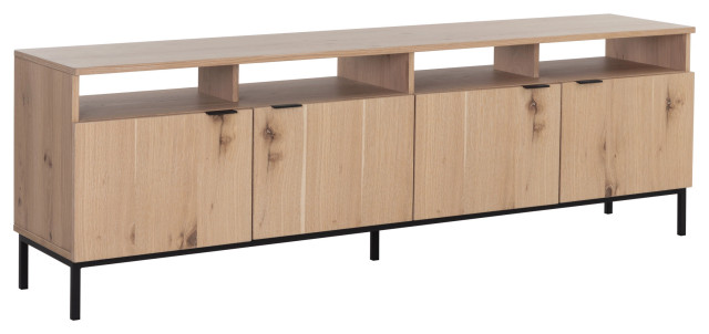 Ambrose Modular Media Console And Cabinet - Industrial - Entertainment ...
