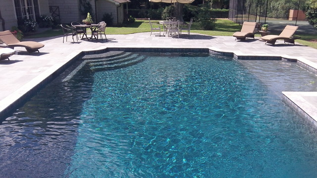 Wet Edge Prism Matrix Deep Blue Sea - Contemporary - Pool - Atlanta ...