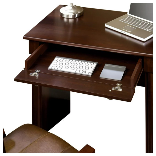 Large Desk, Flip Down Keyboard Tray & Full Extension File Drawer ...