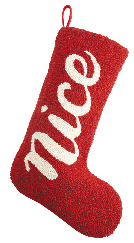 Nice Hook Stocking - Traditional - Christmas Stockings And Holders - by ...