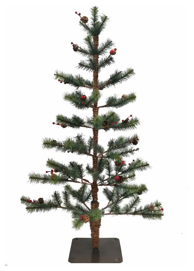Kurt Adler 3' Pine Tree With Pinecones and Berries - Christmas Trees ...