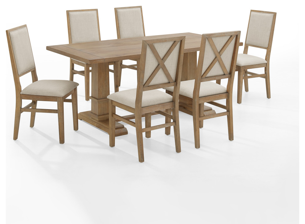 Joanna 7Pc Dining Set - Transitional - Dining Sets - by Homesquare | Houzz