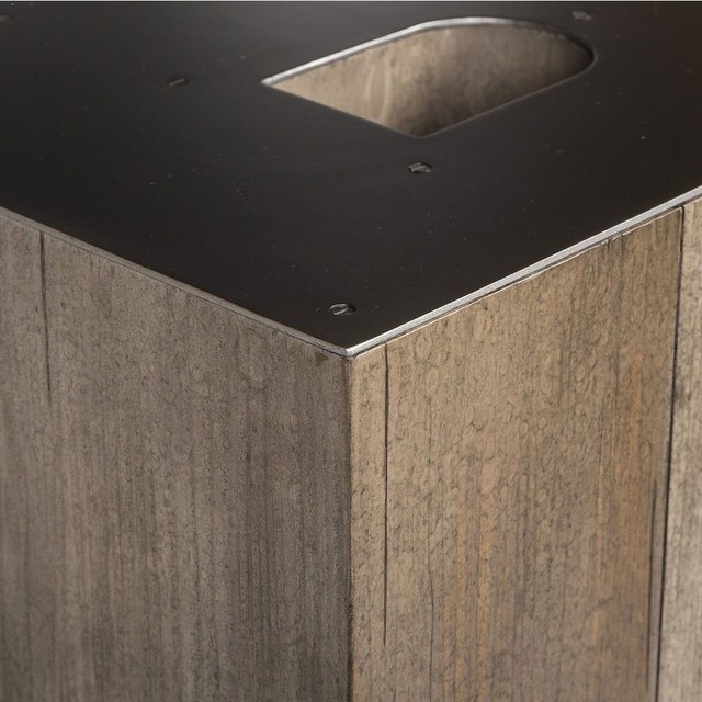 Resource Decor Alphabet Side Table, Letter B - Rustic - Side Tables And ...