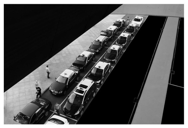 "Waiting Lines" Digital Paper Print by Paulo Abrantes, 20"x14", 20"x14 ...