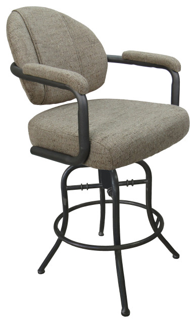 Swivel Tilt Metal Counter 26" 30" Bar Stool M-70, 26" - Transitional ...