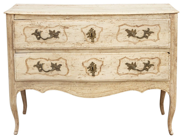 Antique Farmhouse French Bleached Dresser - French Country - Dressers ...