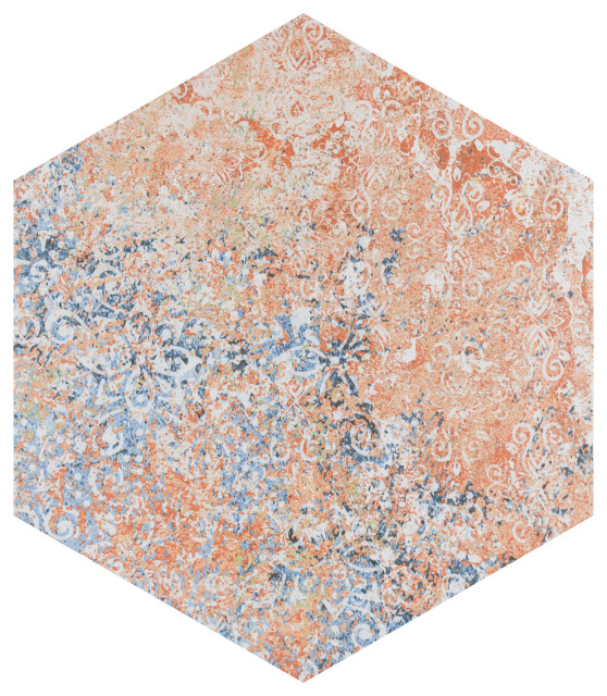 Emotion Hex Porcelain Floor and Wall Tile - Contemporary - Wall And ...