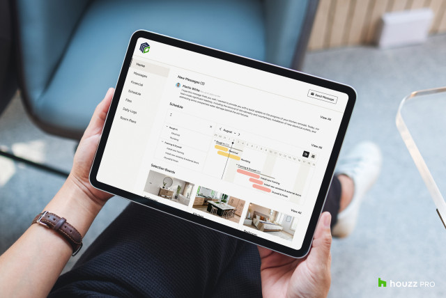 How the Houzz Pro Client Dashboard Works for You