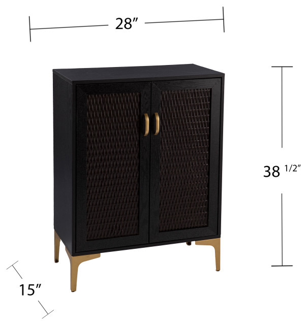 Alessandra Two-Door Bar Cabinet - Contemporary - Wine And Bar Cabinets ...