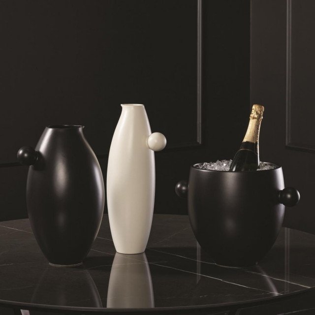 Ball Handled Small Black Pitcher - Transitional - Pitchers - by ...