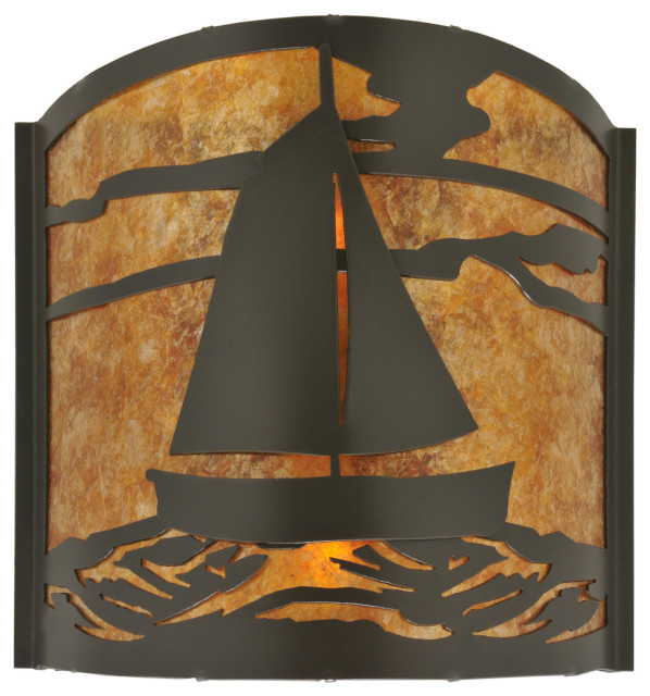 12W Sailboat Wall Sconce - Beach Style - Wall Sconces - by Meyda ...