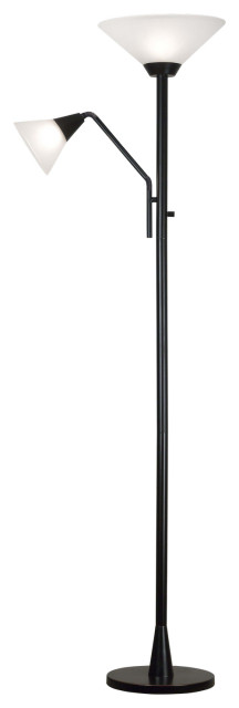 Kenroy 21002ORB 2-Light Torchiere, Rush - Transitional - Floor Lamps ...