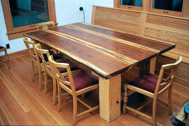 Redwood Plank Dining Table - Dining Tables - Seattle - by EleisonDesign