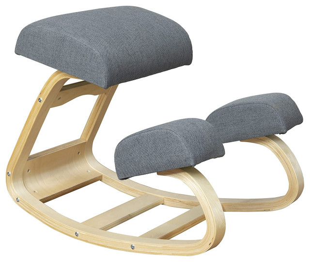 Ergonomic Kneeling Chair Rocking Stool Balancing Seat - Transitional ...