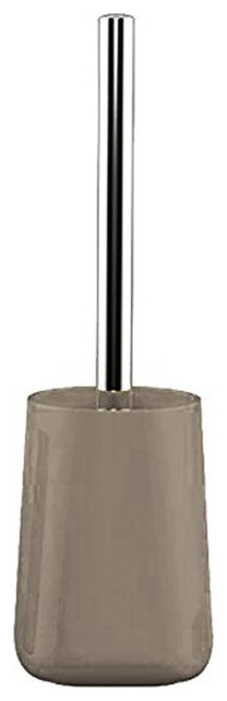 Acrylic Bathroom Accessories, Trixy, Taupe, Toilet Brush Set ...