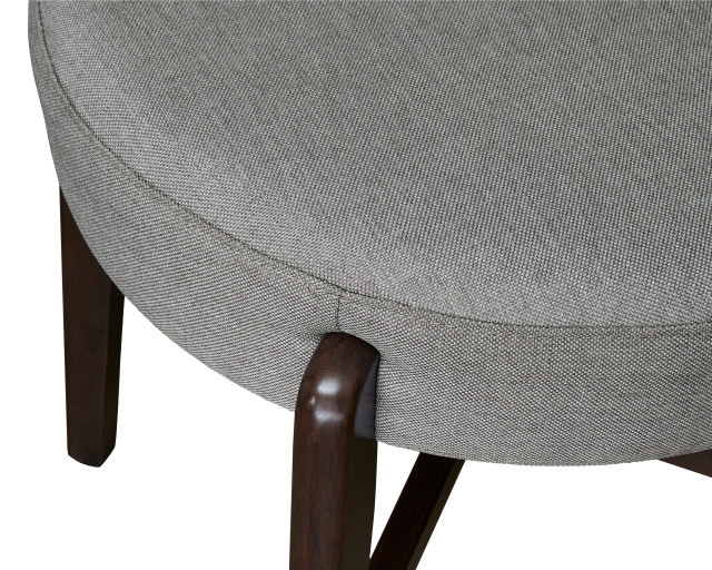 Hopper Set of 2 Dining Chairs, Coffee Bean Brown - Midcentury - Dining ...