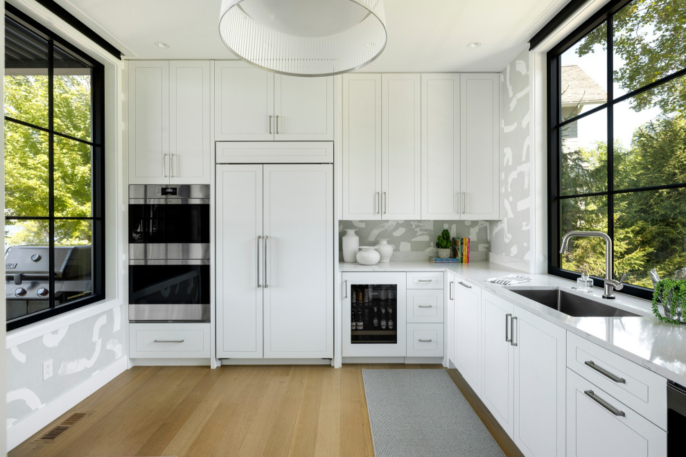 Modern Lakeview Retreat - Contemporary - Kitchen - Minneapolis - by ...