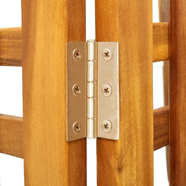 vidaXL Room Divider 4 Panel Privacy Screen for Room Separation Solid ...