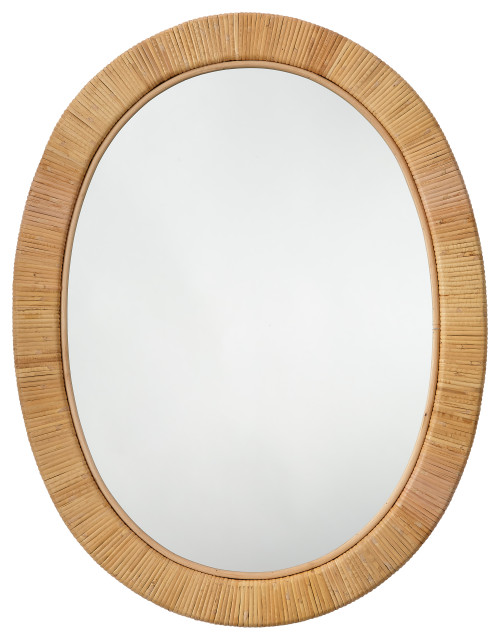 Aloha Rattan Mirror - Tropical - Wall Mirrors - by Jamie Young Company ...