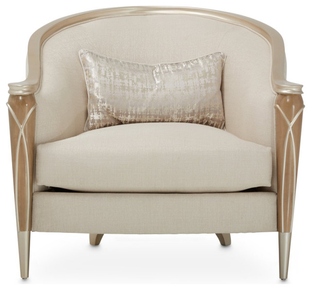 Aico Amini Villa Cherie Matching Chair in Caramel - Traditional ...