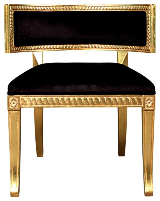 Design Toscano Klismos Lowback Lounge Chair - Traditional - Armchairs ...