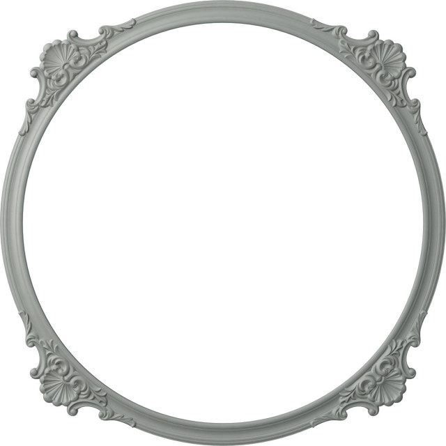 65 3/4"OD x 59 1/8"ID x 3 3/4"W x 1"P Shell Ceiling Ring Kit ...