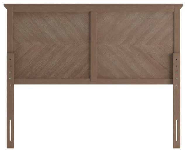 Contemporary King Size Herringbone Pattern Headboard - Contemporary ...