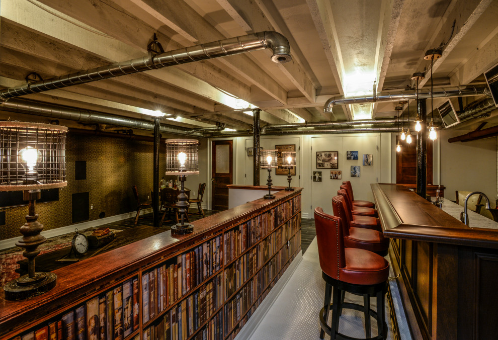 A Secret Basement Speakeasy - Farmhouse - New York - by Lemon Grass ...
