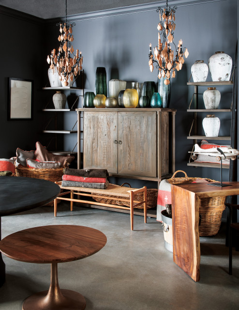 Rhone Smoky Glass Vase Medium - Transitional - Vases - by BoBo ...