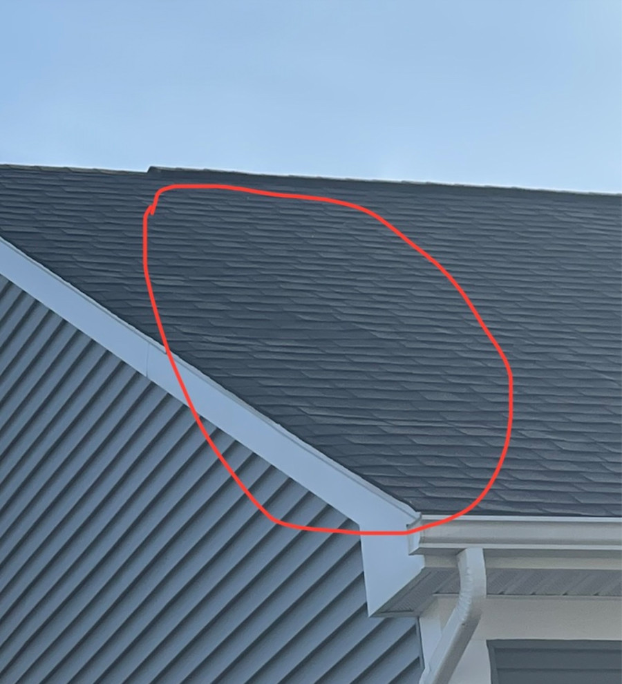 Depressed new roof | Houzz Forum