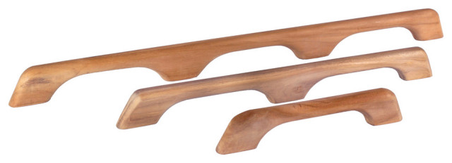 Teak Handrail, 33" - Transitional - Stair Parts - by SeaTeak | Houzz