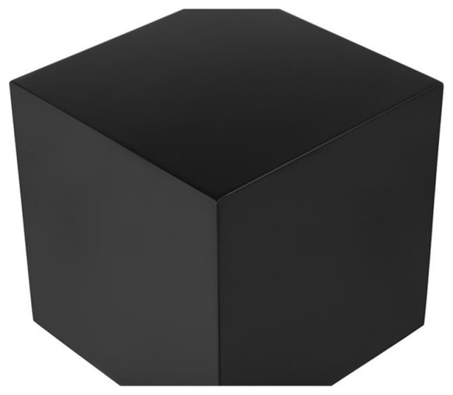 American Home Classic Spencer Large Square Modern Metal Side Table in ...