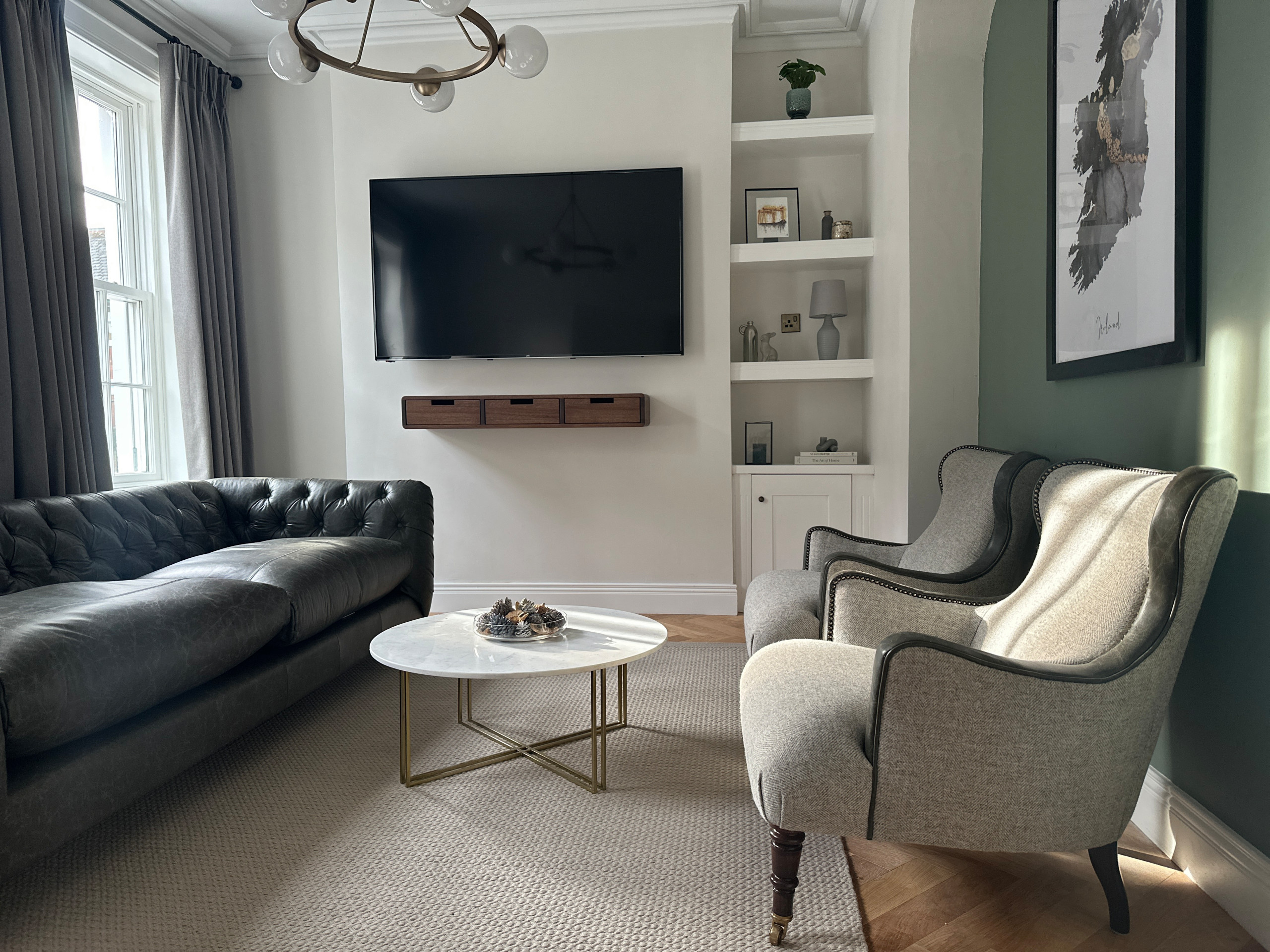 Period terrace living room