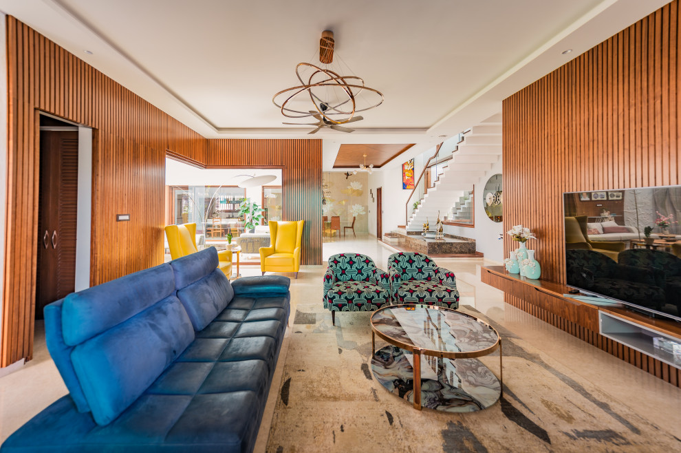 MGM Villa designed by Archifact Studio - Contemporary - Living Room ...