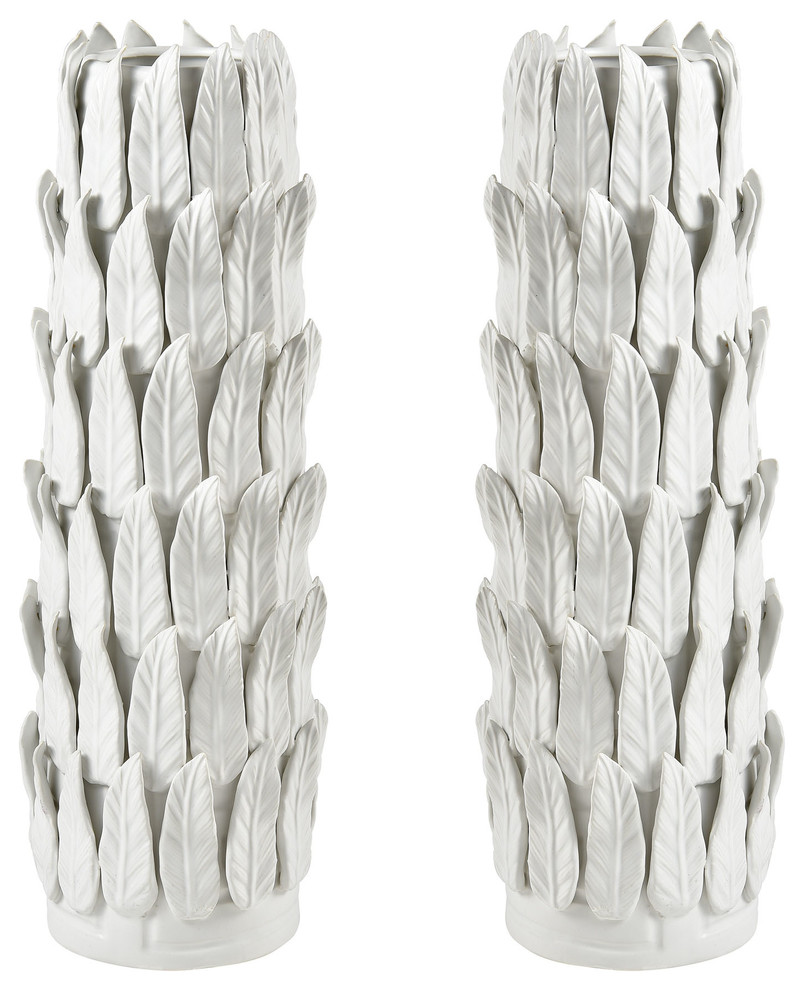 Elk Home 9167-080/S2 Sargent Vase, Matte White - Contemporary - Vases ...